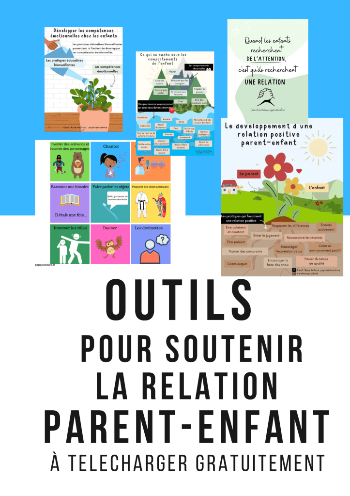 Outils pour soutenir la relation PARENT-ENFANT et les PRATIQUES ...