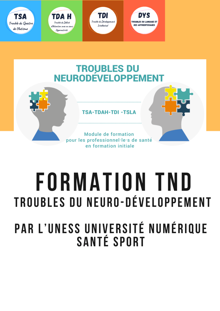 Formation gratuite sur les TND Troubles du neurodéveloppement: TSA ...