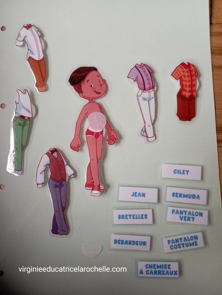 Outils sur les VETEMENTS , Apprendre à s’HABILLER – Virginie Couillaud ...