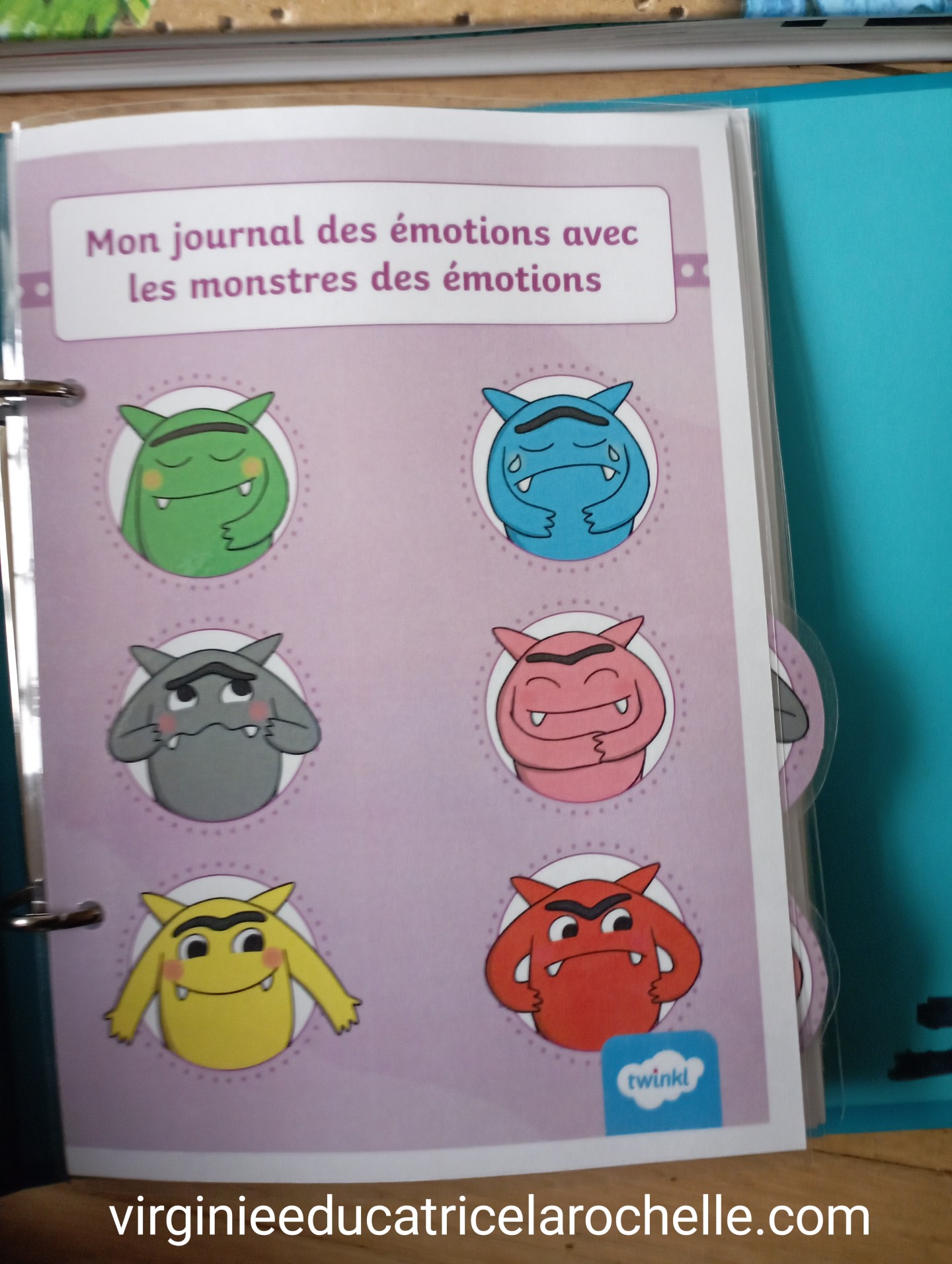 Outils EMOTIONS 7 : ECRITURE ET ART: Journal à compléter, cahier sur ...