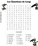 Outils EMOTIONS 6: JEUX DE LETTRES: mots croisés, mots mêlés, petit bac ...