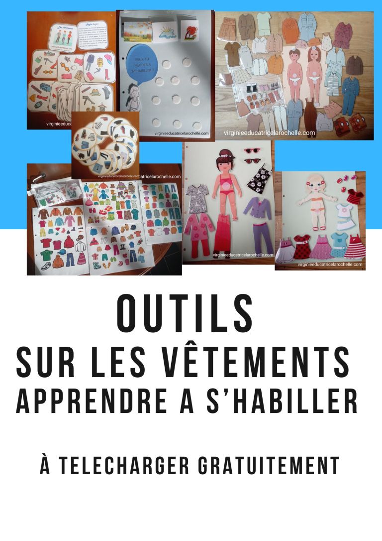 Outils sur les VETEMENTS , Apprendre à s’HABILLER – Virginie Couillaud ...
