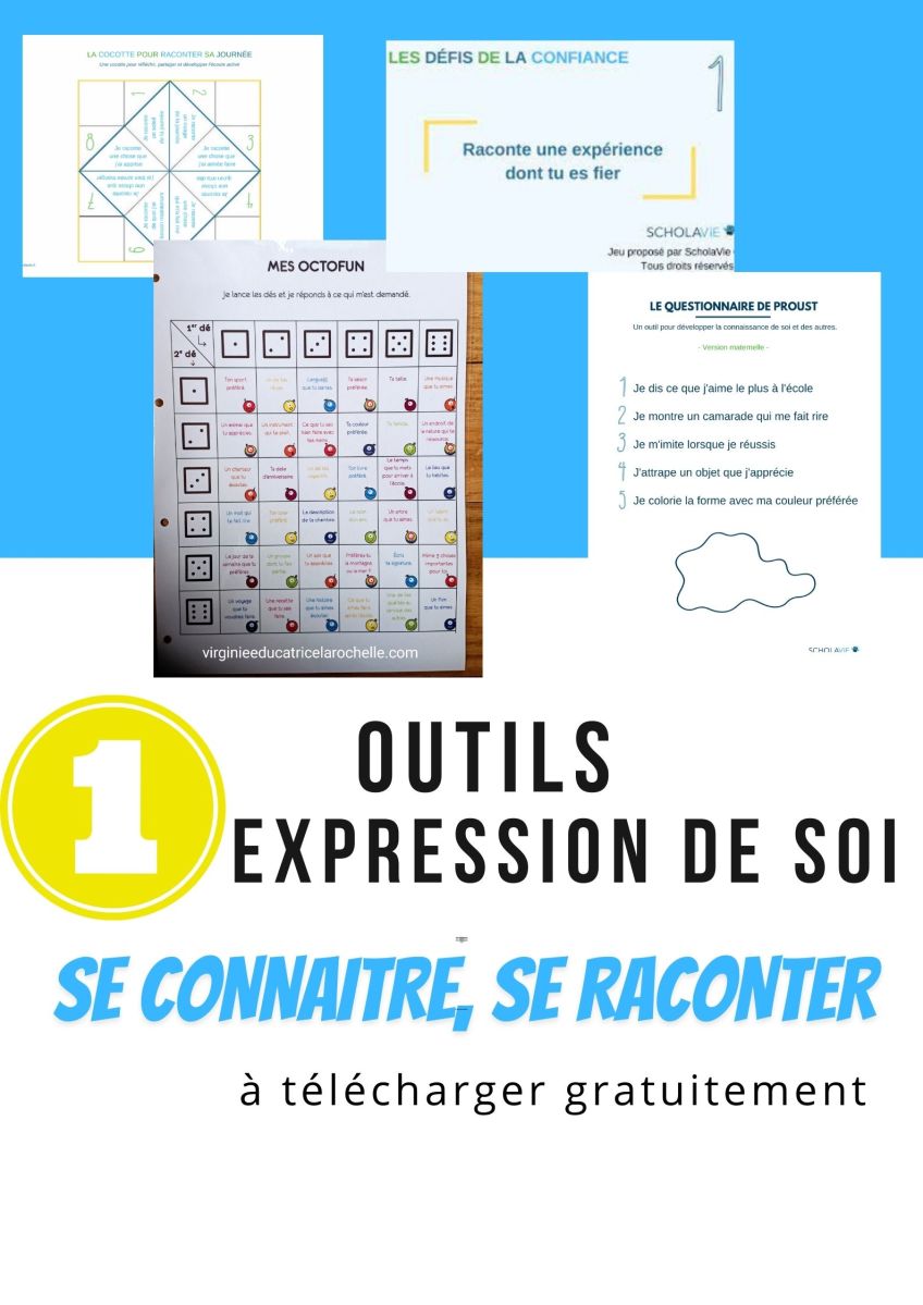 Outils EXPRESSION DE SOI 1 : SE CONNAITRE et SE RACONTER – Virginie ...