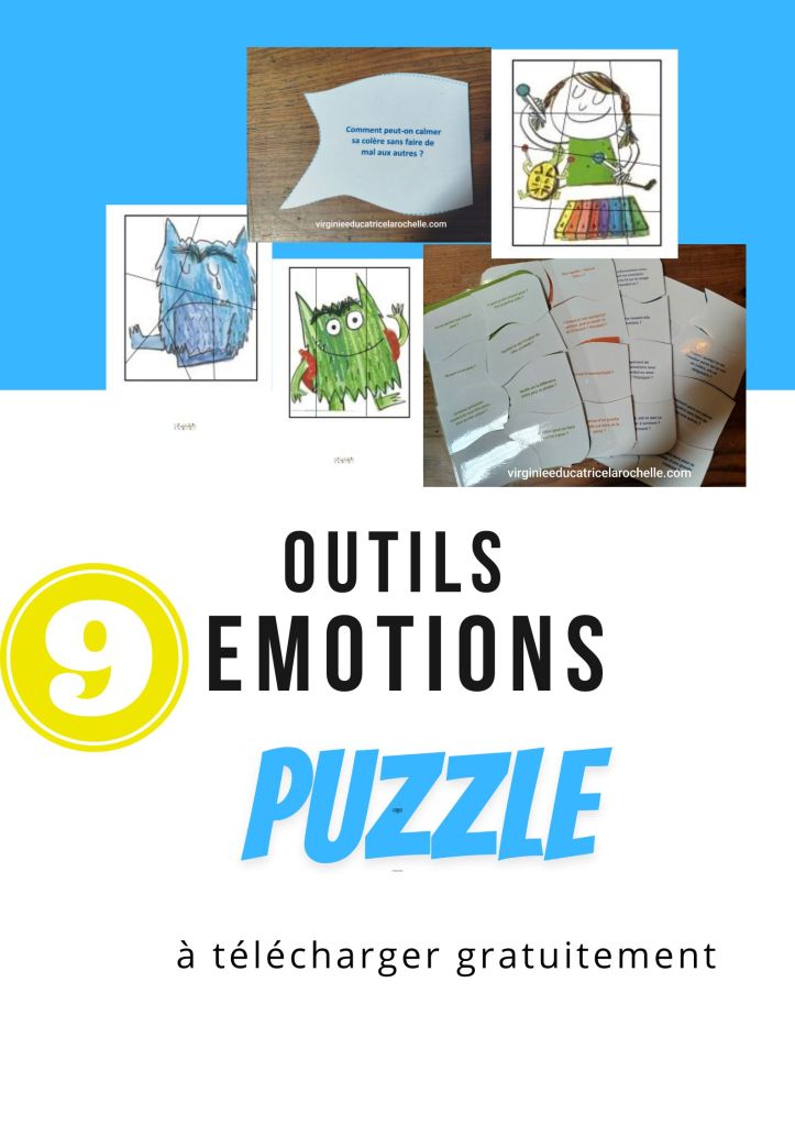 Outils EMOTIONS 9: PUZZLES – Virginie Couillaud, éducatrice spécialisée